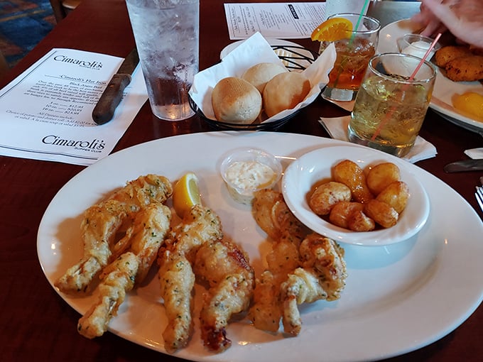 These aren't just frog legs—they're conversation starters. "Remember that time we tried frog legs at Cimaroli's and couldn't stop talking about them?"