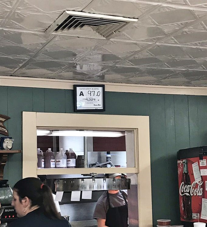 That "A" sanitation rating proudly displayed says what locals already know&mdash;this place takes its barbecue seriously, right down to the spotless kitchen.