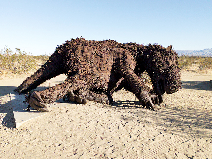Shaggy, prehistoric, and surprisingly charming. This ground sloth looks like he just rolled out of bed after a 10,000-year nap.