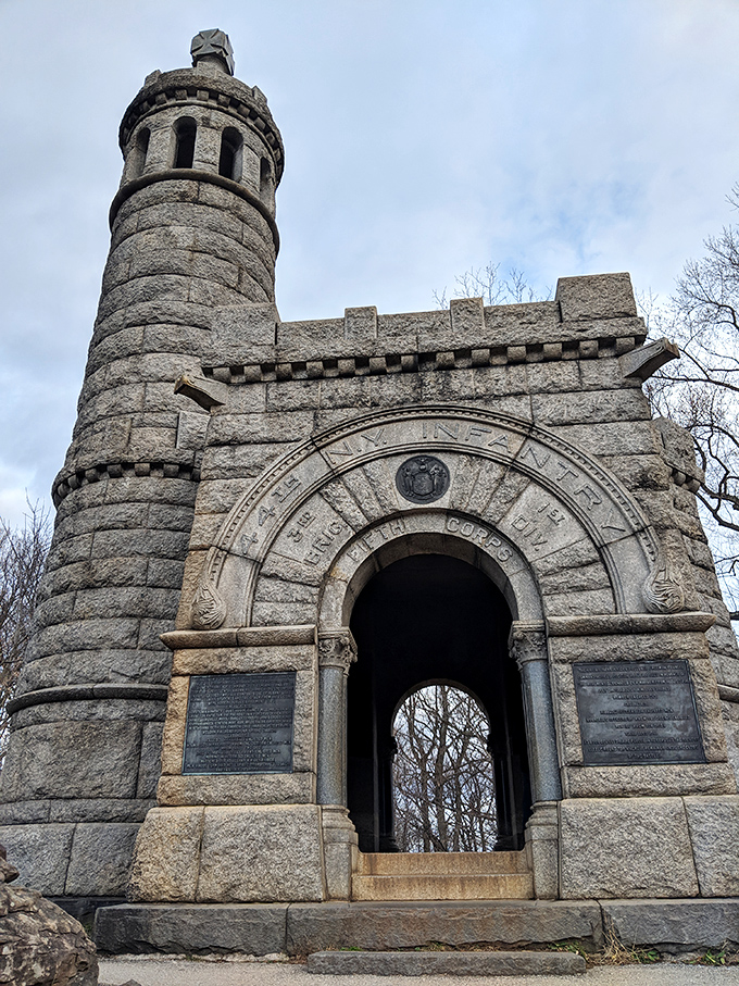 Monuments rise from the Pennsylvania landscape like stone sentinels, each telling a chapter of the three-day battle that changed American history.