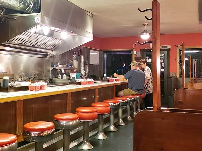 Where breakfast dreams come true. The kitchen choreography here has been perfected over decades of practice.