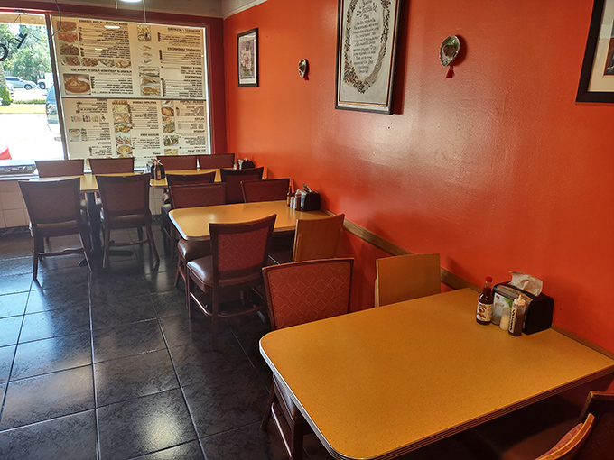 The dining room's simplicity lets your taste buds focus on what matters. No distractions from the serious business of enjoying authentic flavors.