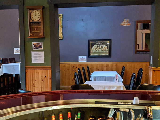 That vintage clock on the wall has witnessed thousands of first dates, business deals, and heated debates about whether the Browns will ever win a Super Bowl.