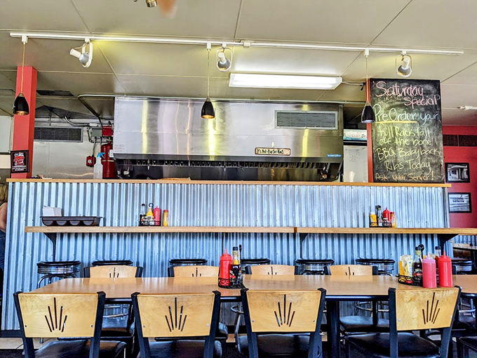 The open kitchen layout isn't just practical&mdash;it's dinner and a show, where the sizzle of the grill provides the soundtrack to your meal.