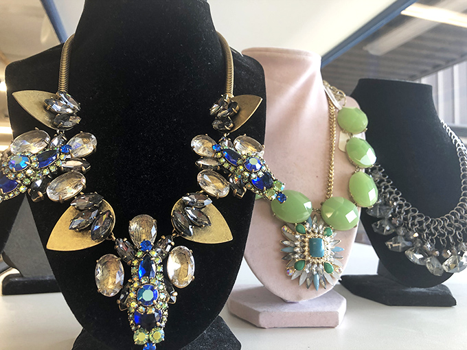 Statement pieces that once adorned someone else's special night now wait for their next adventure. Costume jewelry with real character.