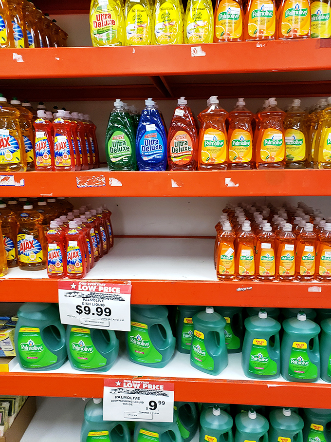A rainbow of cleaning products promising that maybe, just maybe, this will be the purchase that finally makes housework enjoyable.