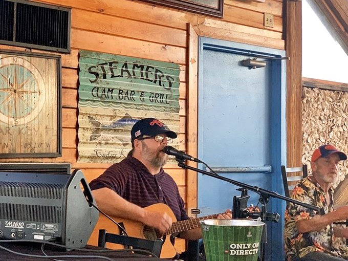 Live music at Steamers: where local musicians provide the soundtrack to your seafood feast. No cover charge, just good vibes.