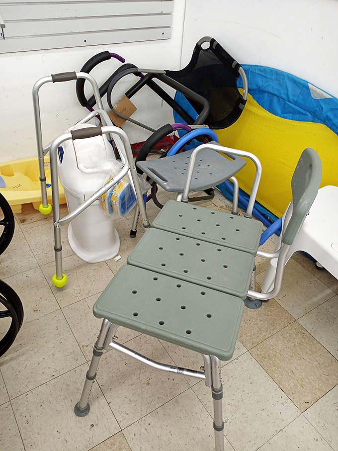 Medical equipment with plenty of life left to give. One person's no-longer-needed becomes another's newfound independence.
