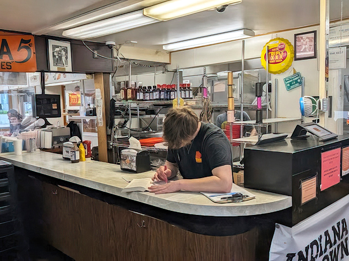 The heart of any great diner is its order area, where the magic begins and where servers translate your hunger into plates of perfection.