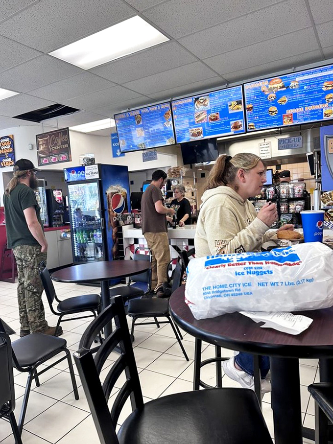 The lunch rush at Bro Man's&mdash;where strangers become friends united by the universal language of "Oh my god, you have to try this."