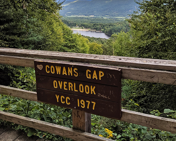 The Cowans Gap Overlook rewards hikers with panoramic views that make your smartphone camera work overtime. Worth every uphill step!