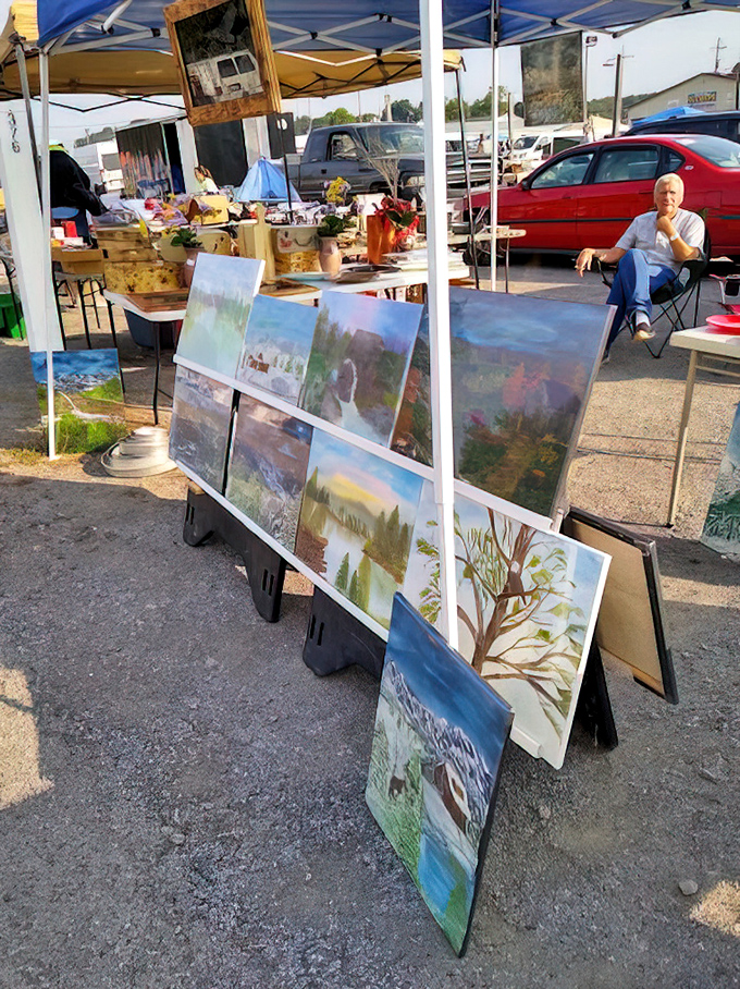 Local landscapes captured on canvas, displayed under the open sky. These paintings don't just show Ohio&mdash;they reveal how artists see our everyday world.