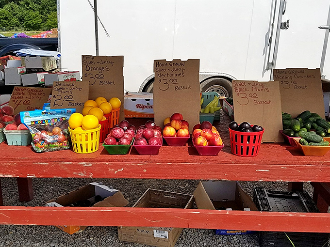 Fresh produce that didn't travel farther than you did to get here&mdash;local fruits and veggies with prices that won't make your wallet weep.