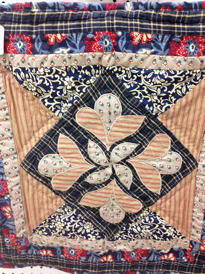 Handstitched history in fabric form&mdash;this quilt represents countless hours of patience and precision that our smartphone-addicted fingers can barely comprehend.