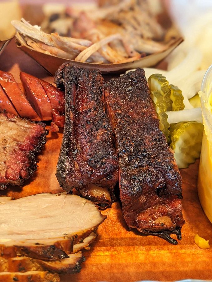 These ribs aren't just falling off the bone&mdash;they're practically jumping into your mouth with a smoky enthusiasm that's downright infectious.