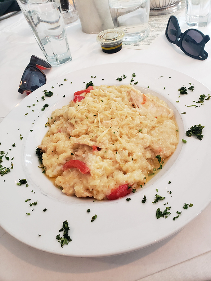 Risotto that required someone's undivided attention and constant stirring. That kind of dedication deserves your complete appreciation.