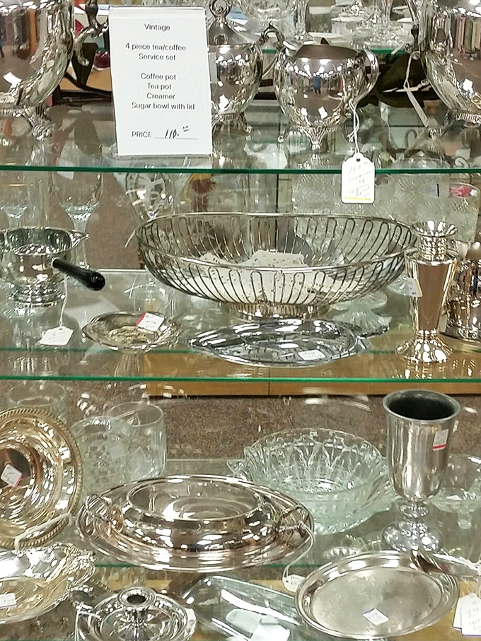 Silver that's seen countless dinner parties now waits for your table. That footed bowl could elevate even your midnight cereal ritual.