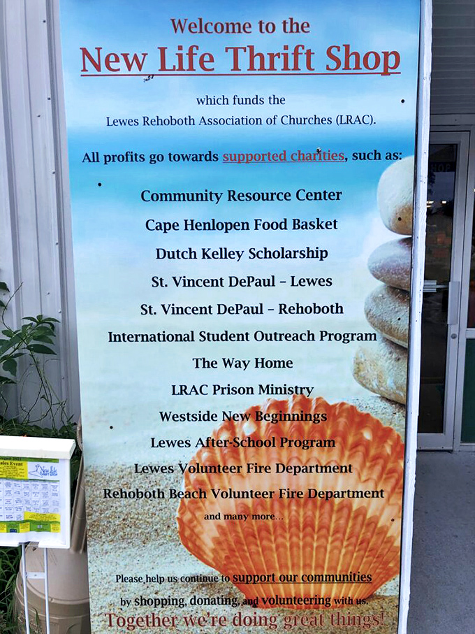 More than just a store sign—it's a roadmap of good deeds your shopping dollars support, from food banks to fire departments.