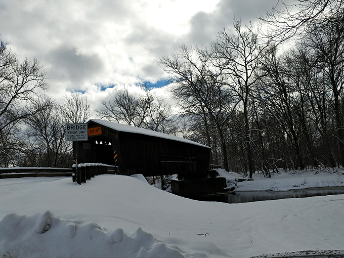 Snow-covered perfection that would make even the Grinch's heart grow three sizes bigger instantly.