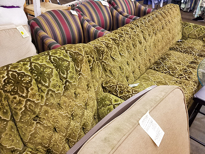 That avocado-colored velvet sofa isn't just furniture&mdash;it's a time machine to your grandmother's living room, now considered "vintage chic" by design influencers.