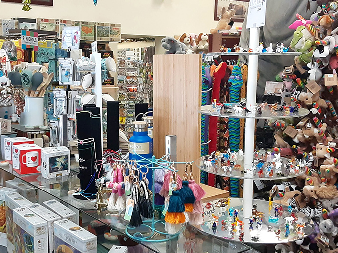 Gift shop treasures extend far beyond candy, offering elephant-themed mementos for every taste and budget.