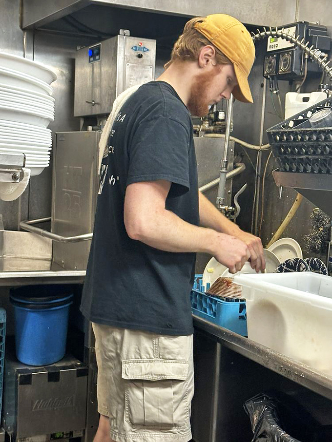 Behind every perfect piece of perch is someone who knows exactly what they're doing. Kitchen magic happens one fillet at a time.