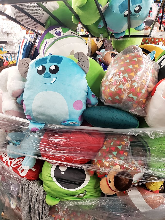 Stuffed companions with personality to spare. That blue monster looks like he's ready for beach adventures or midnight snack raids.