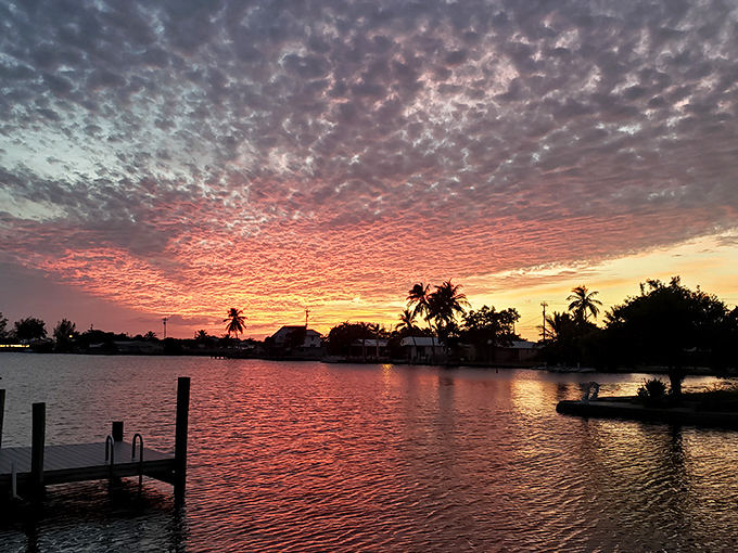 Matlacha sunsets perform a daily magic show, turning ordinary clouds into cotton candy and water into liquid gold&mdash;no admission required.