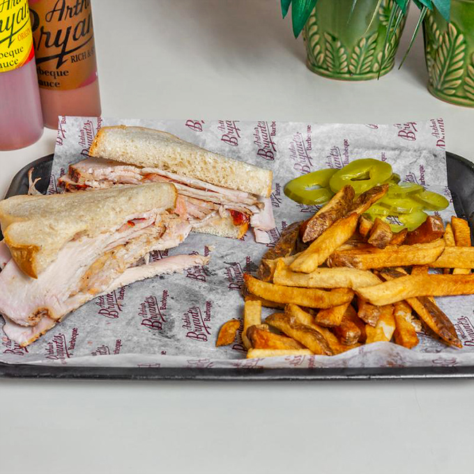 A turkey sandwich that defies expectations&mdash;proof that even poultry gets the royal treatment in this kingdom of smoke and fire. 
