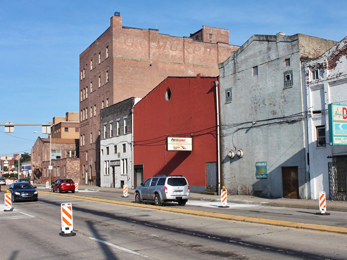 McKeesport's colorful downtown buildings create an affordable urban landscape where retirees can stretch their monthly budget further.