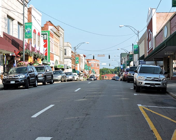Andy Griffith would feel right at home. Mount Airy's Main Street preserves small-town charm in a fast-changing world.