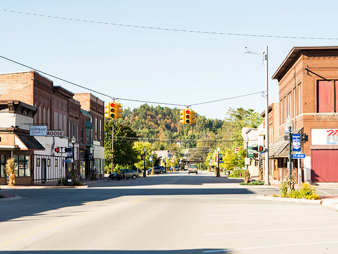 Norway's main street looks like the kind of place where the hardware store still keeps dog treats behind the counter.