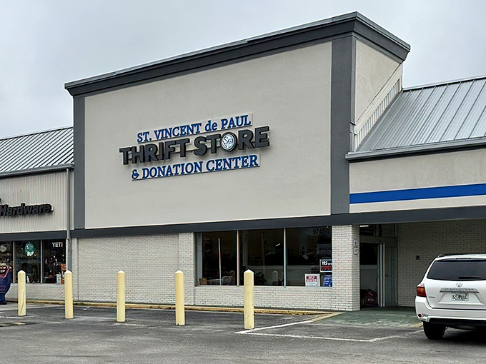 St. Vincent de Paul combines mission and merchandise in this spacious storefront. Thrifting with purpose!