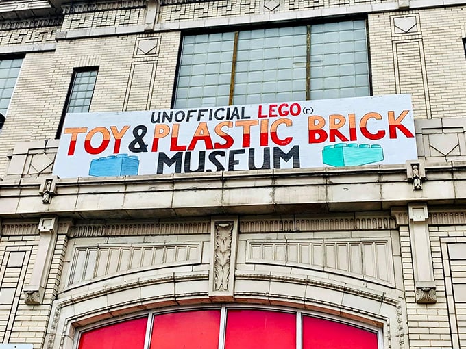 LEGO dreams come true behind this unassuming facade. Your inner child is already jumping up and down!