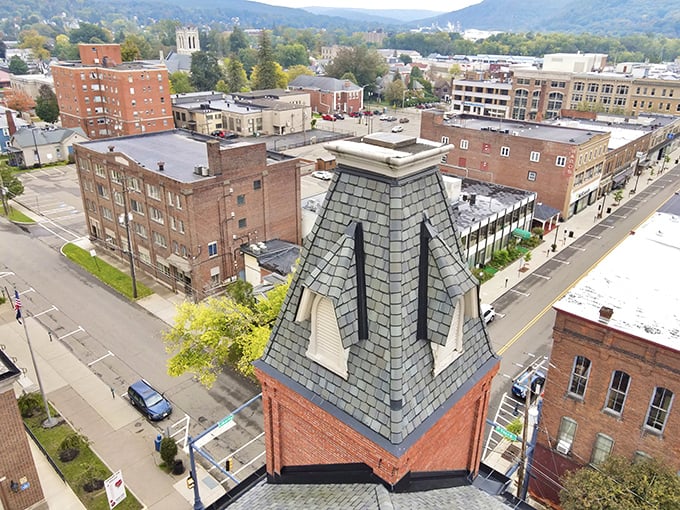 Warren's historic downtown features the kind of architectural details you don't see in modern buildings. Character and charm without the coastal price tag.