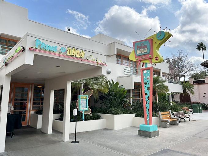 This isn't just a restaurant sign &ndash; it's a portal to when TV dinners were new and milkshakes came with two straws for sharing.