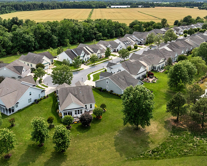 Rural charm meets historic preservation in Bridgeville, where farmland meets small-town living just beyond the town limits.