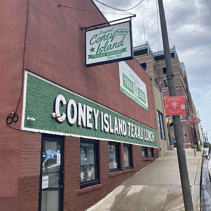 The "Texas Lunch" sign might confuse geographers, but Scranton locals know exactly what delicious treasure awaits inside.