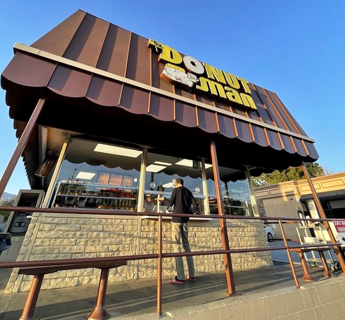 Simple outside, extraordinary inside. The line forms for strawberry-stuffed donuts that are worth every minute of waiting.