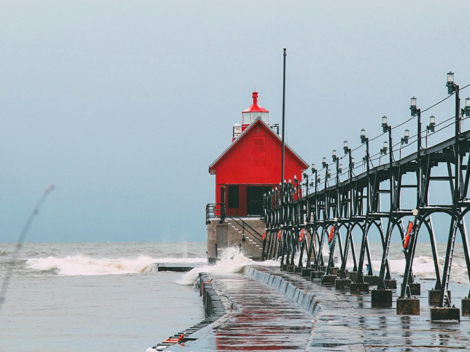 Grand Haven's streets lead directly to Lake Michigan, a perfect metaphor for a town where all roads end in natural beauty.