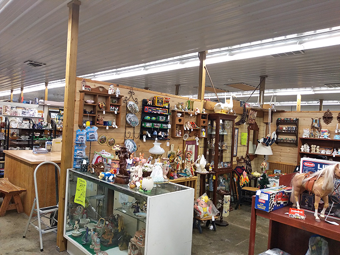 Inside Morning Sun's climate-controlled wonderland, every booth is its own micro-universe of potential must-haves.