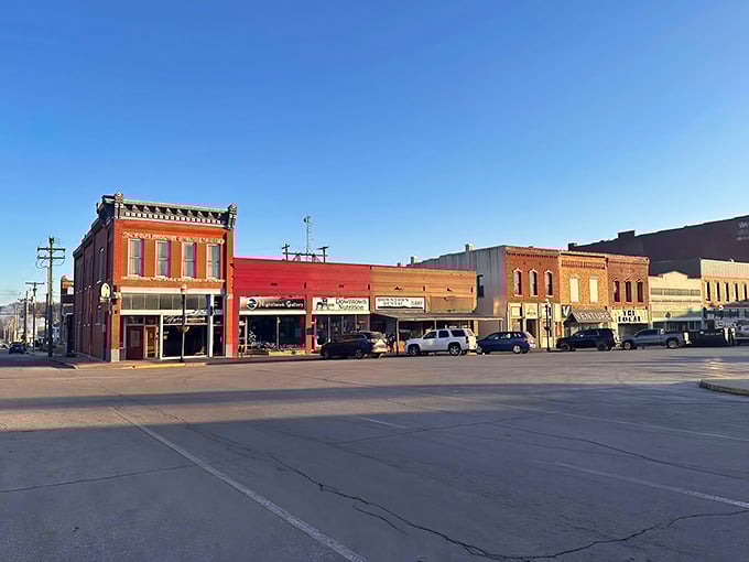 The classic small-town feel of Neosho's main street offers a glimpse into a simpler time when life&mdash;and living costs&mdash;were more manageable.