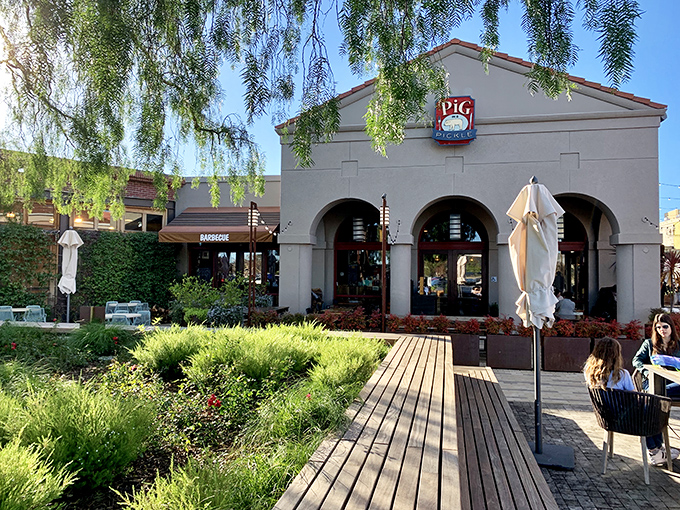 Those arched windows frame more than just diners &ndash; they showcase California's most welcoming BBQ experience.