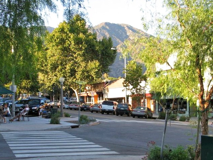 Sierra Madre: The San Gabriel Mountains standing guard over a town that time forgot&mdash;in the best possible way. Postcard-perfect and proudly independent.