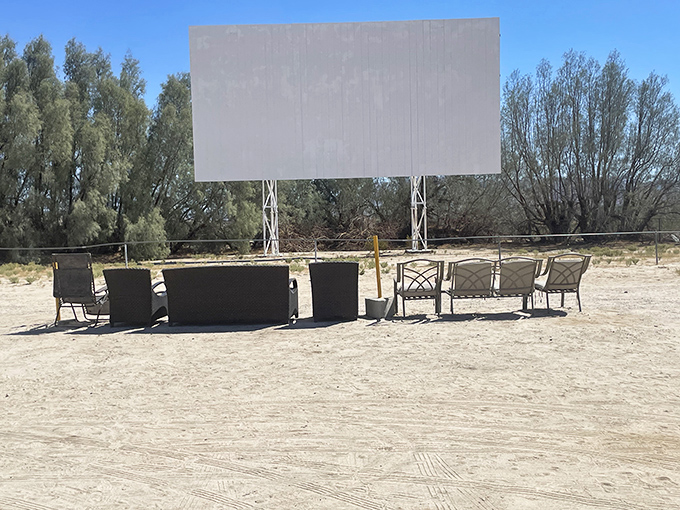 "Front row or back row?" At Smith's Ranch, every parking spot offers a perfect view of Hollywood's latest.