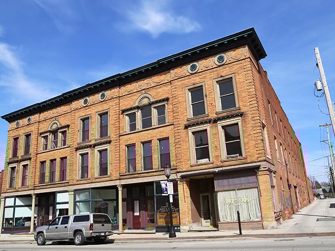 "These handsome brick buildings in Tiffin have that timeless quality that defines Ohio's charming small towns. Absolutely picture-perfect!"