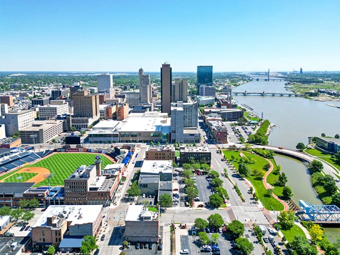 From this bird's-eye view, Toledo reveals itself as a city embraced by rivers and greenspace&mdash;nature and urban life in perfect balance.