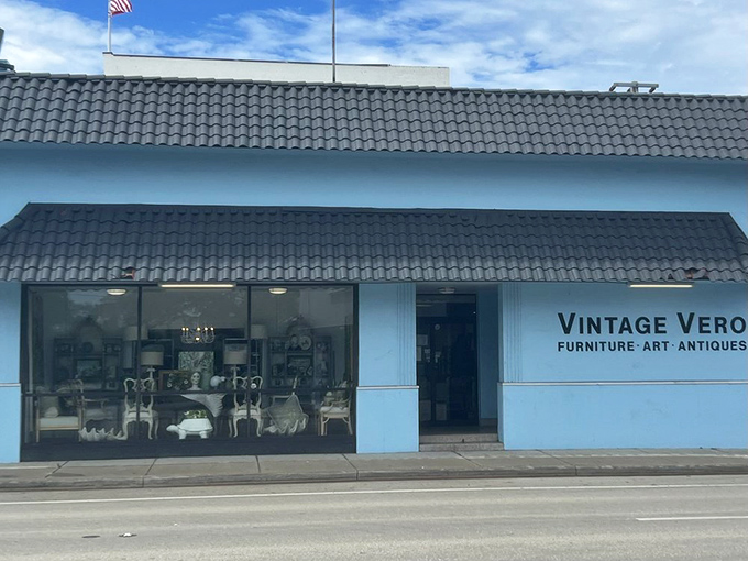 This powder-blue facade houses decades of memories, waiting to become part of your home's story.
