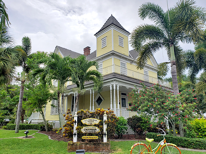 Victorian splendor with tropical flair. The A.C. Freeman House proves that yellow buildings, like sunshine, simply make everything better&mdash;especially when surrounded by palm trees.