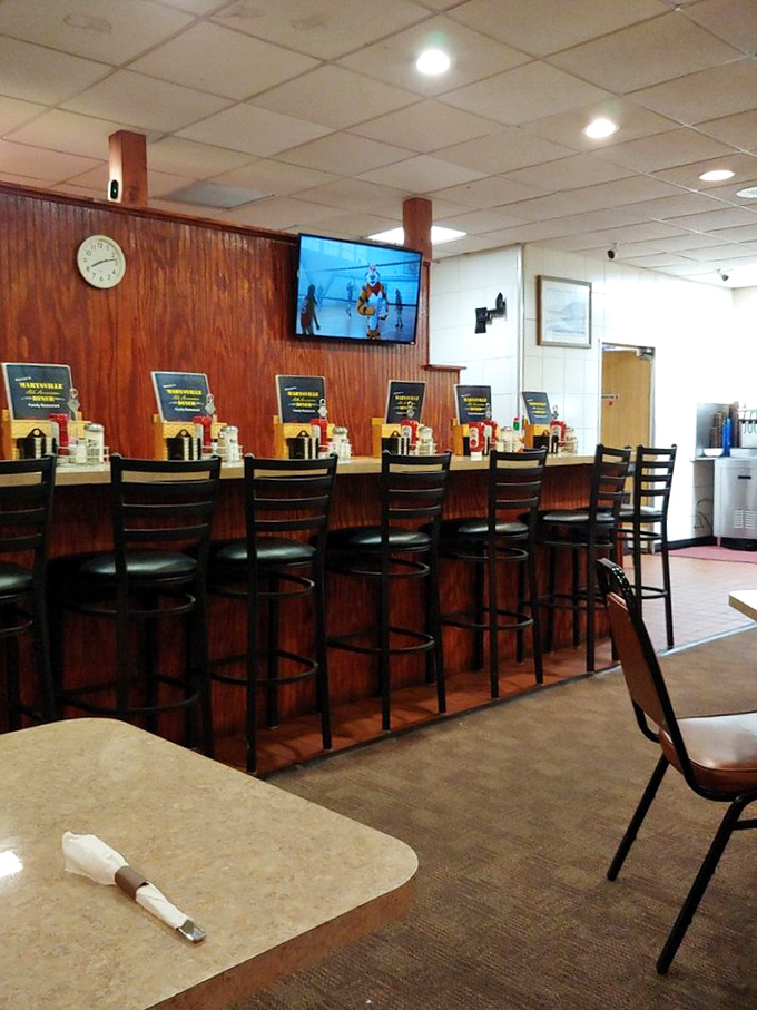 The counter seats&mdash;where solo diners become part of the diner family and servers know your order before you sit down.